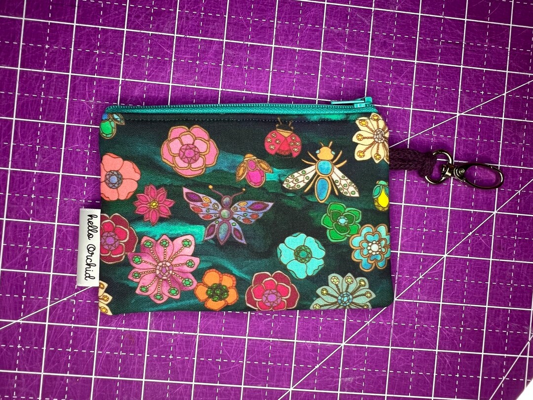 Gemstones Insects Card Wallet, Keychain - Etsy