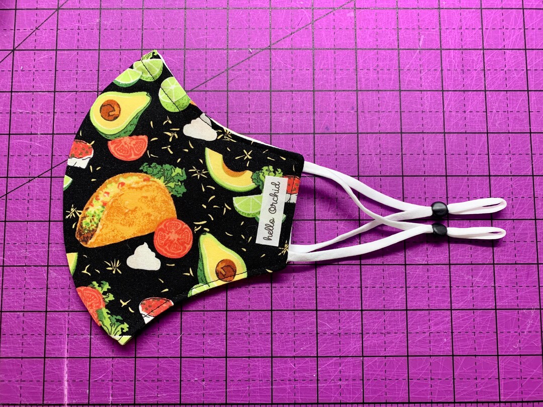 Tacos Face Mask - Etsy