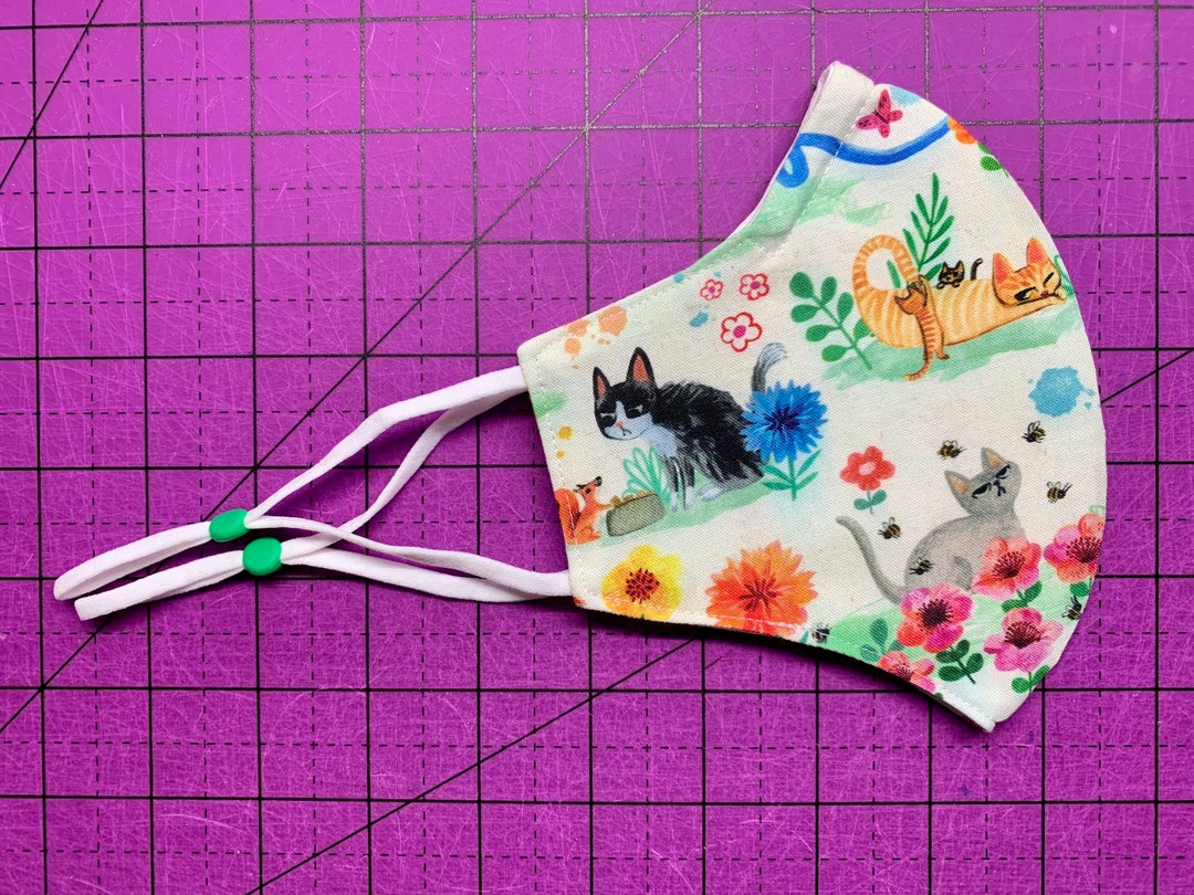 Grumpy Garden Cats MASK - Etsy