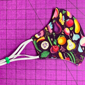 Mask - Fruits/veggies GORGEOUS - Etsy
