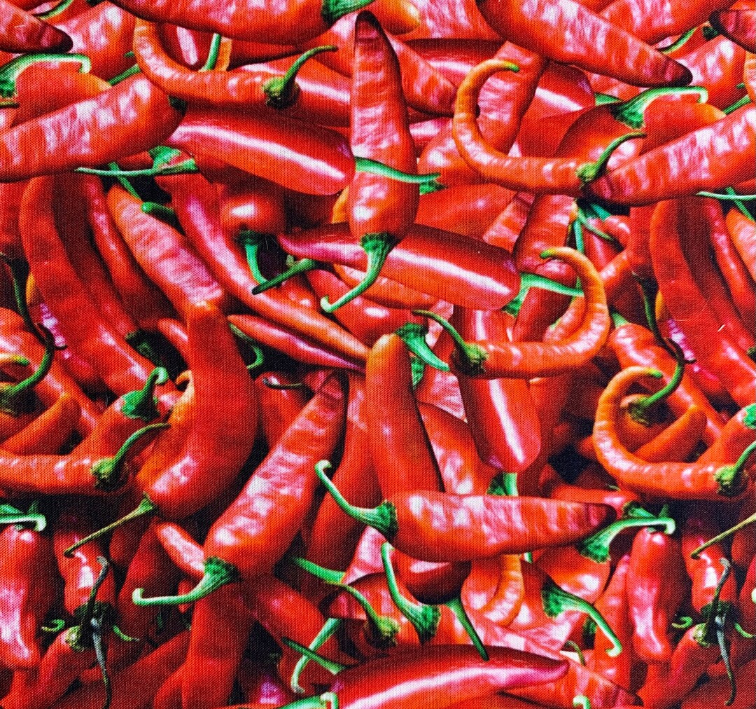 Photorealistic Peppers Face Mask - Etsy