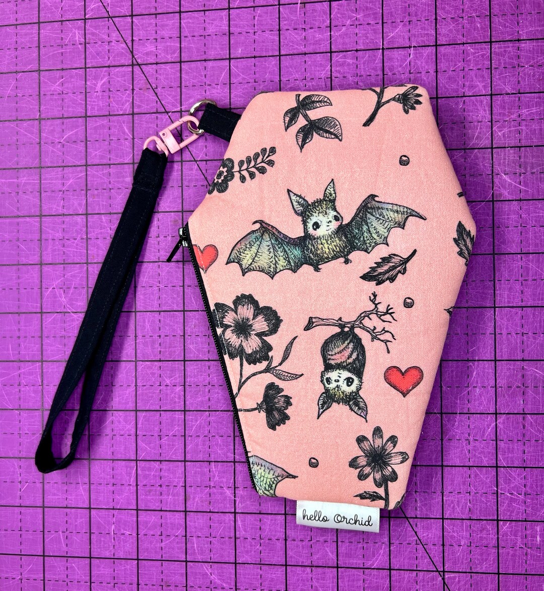 Coffin Bats Wallet Pouch Wristlet - Etsy Canada