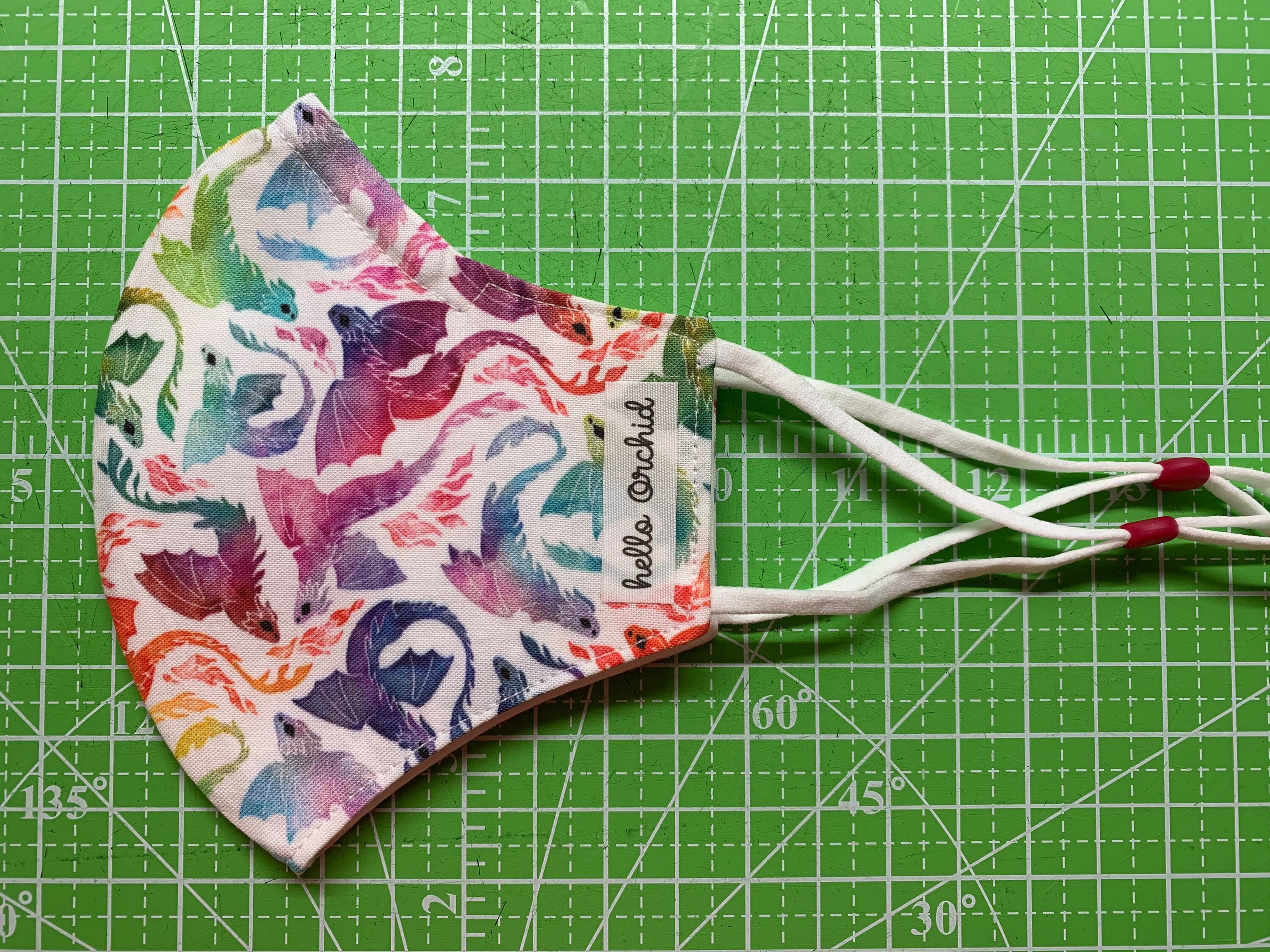 Face Mask Watercolor Origami Cranes | Etsy