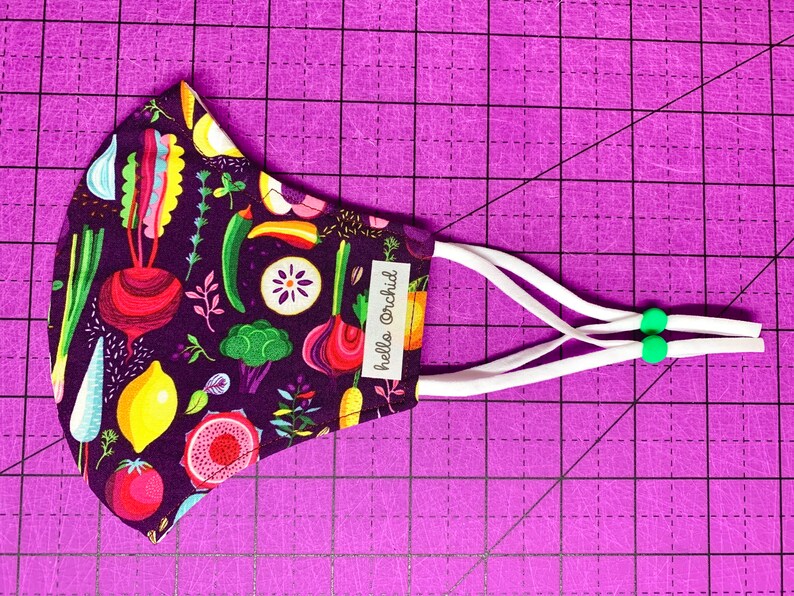 Mask Fruits/veggies GORGEOUS - Etsy