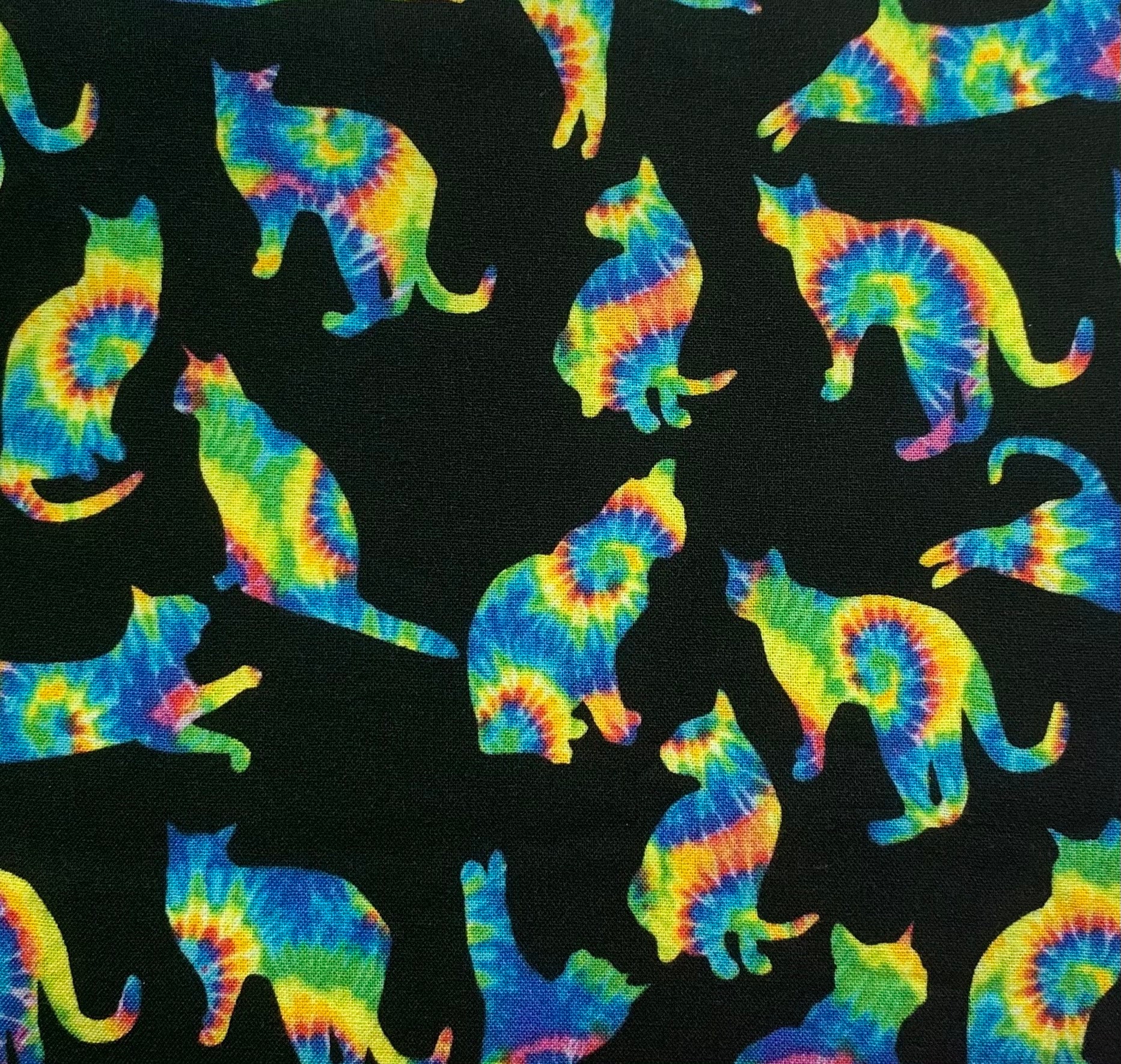 Rainbow Cats Face Mask | Etsy