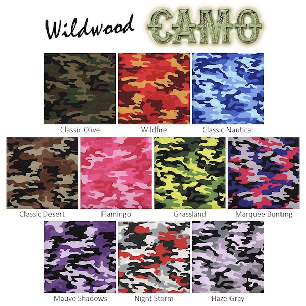 Camo Fabric - Etsy