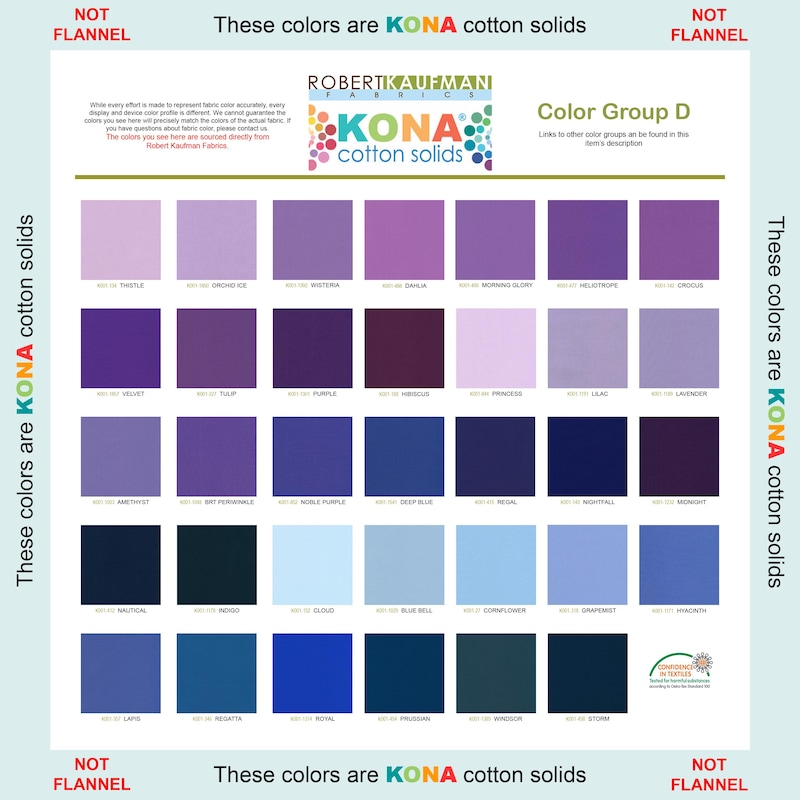 Kona Pinks Fabric - Etsy