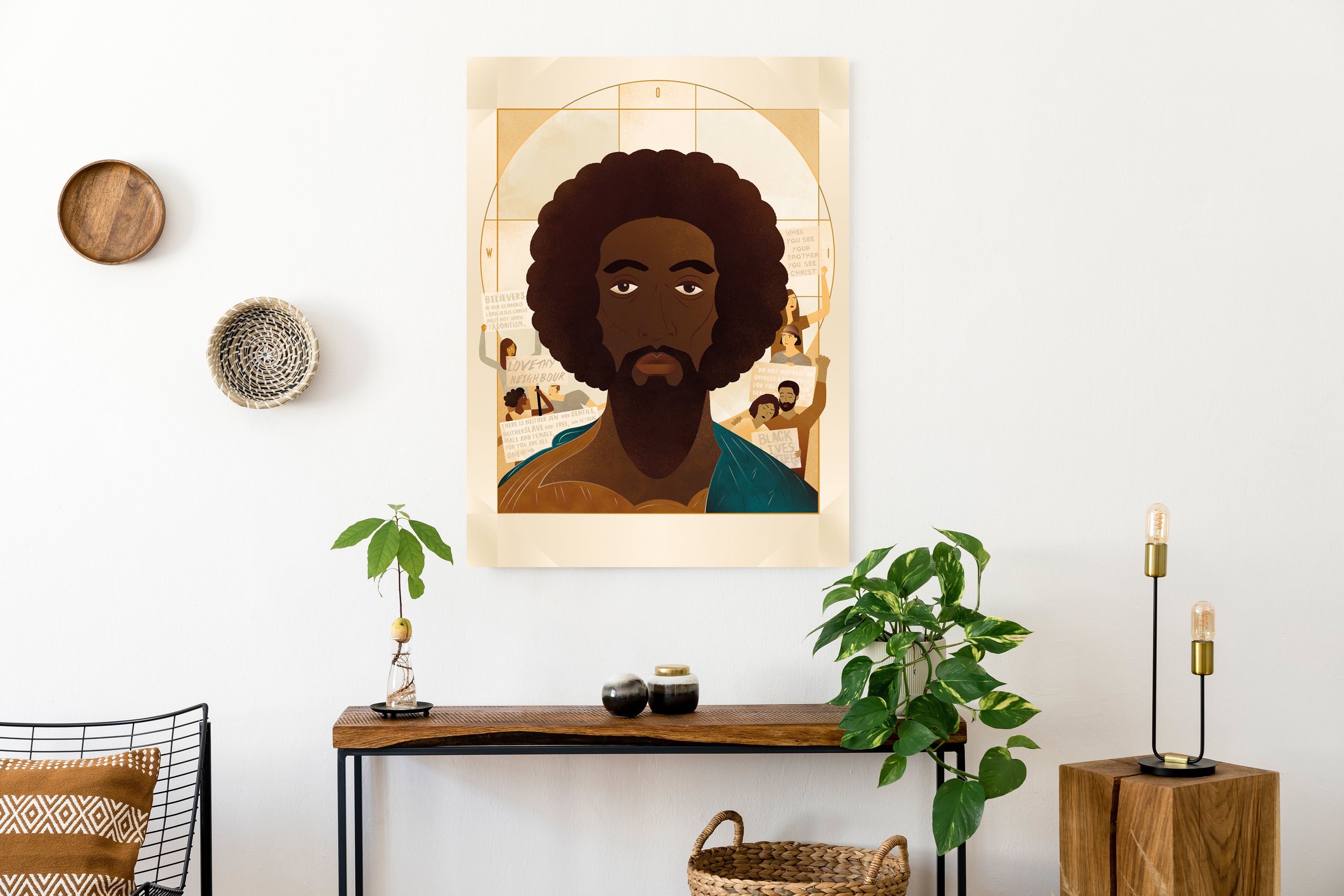 Black Jesus Icon | Etsy
