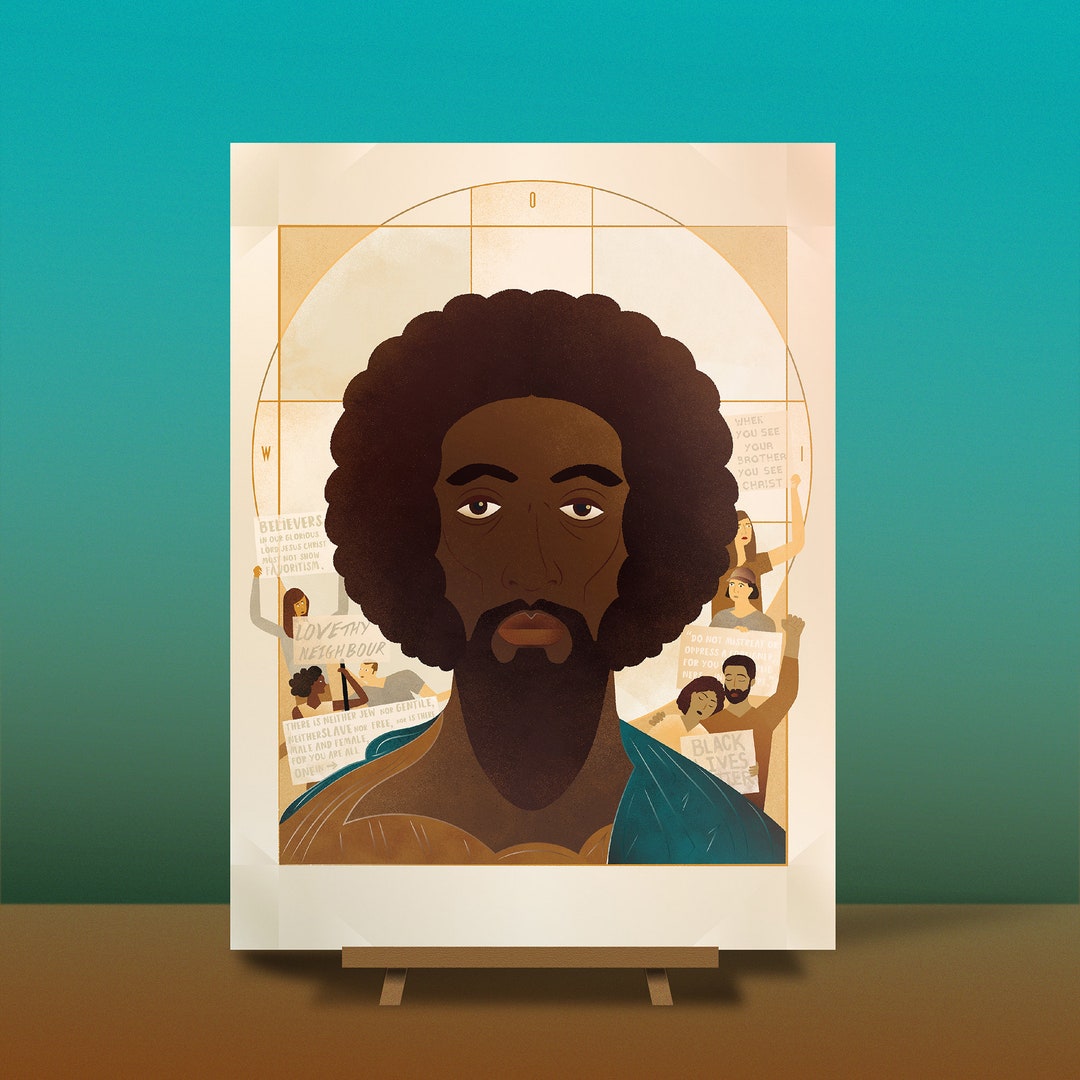 Black Jesus Icon - Etsy