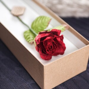 Single Boxed Forever Rose Keepsake - Etsy UK