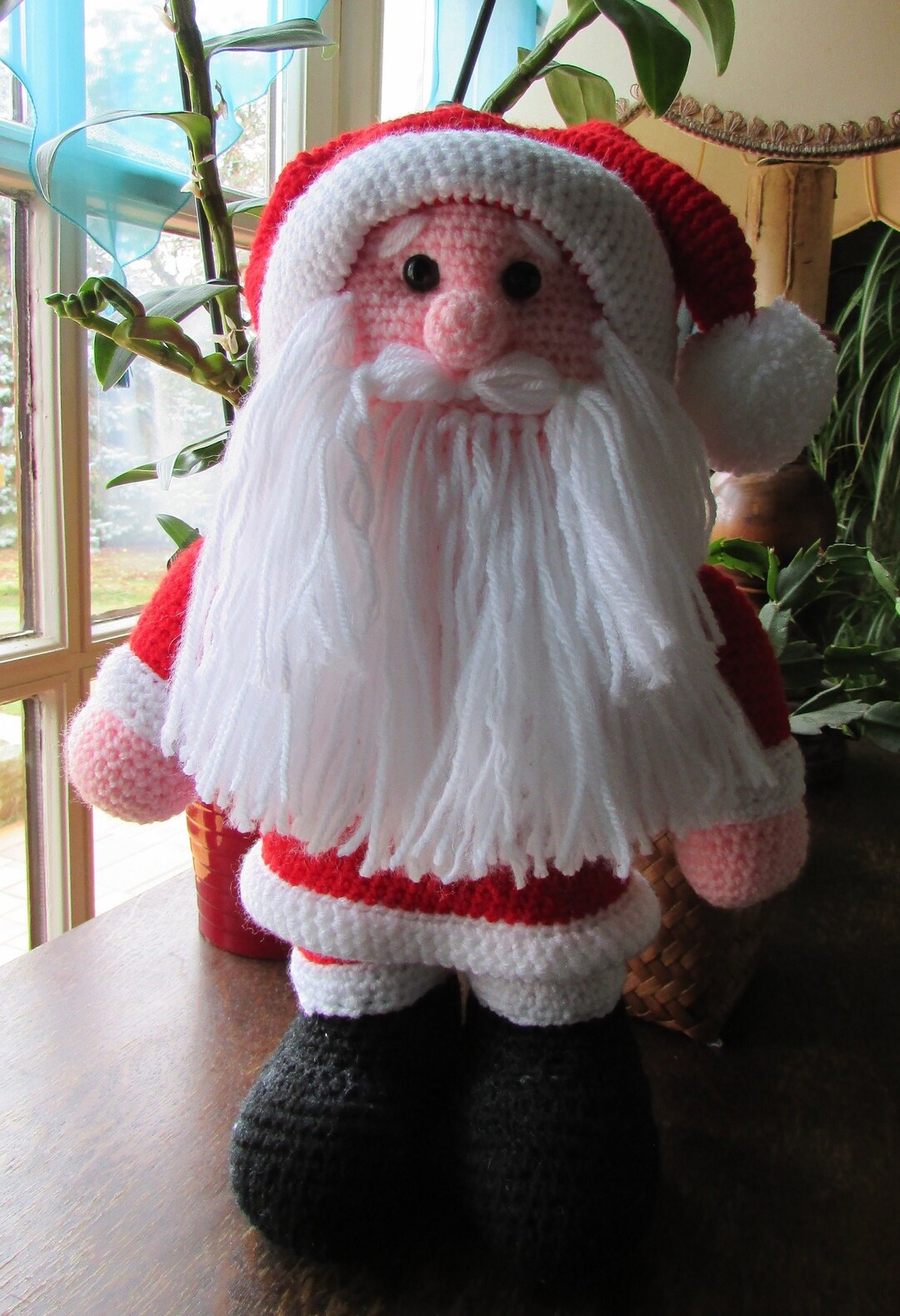 Santa Claus Crochet Amigurumi Cuddly Toy - Etsy