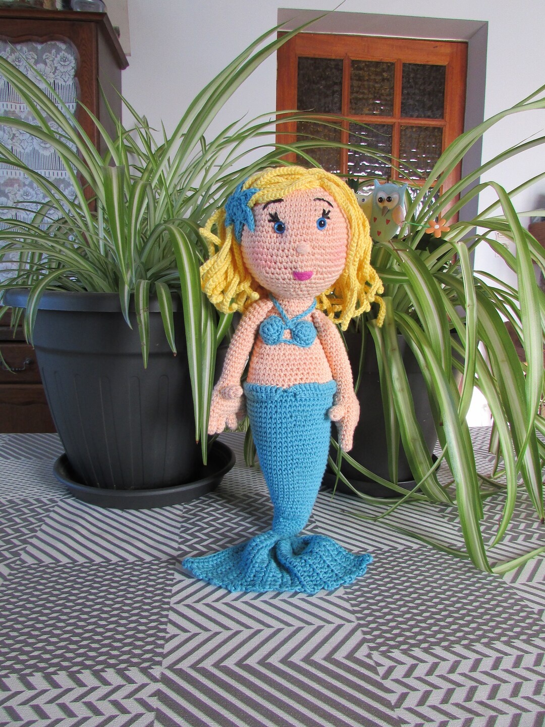 Doll Cuddly Toy Plush Little Mermaid Amigurumi Crochet - Etsy