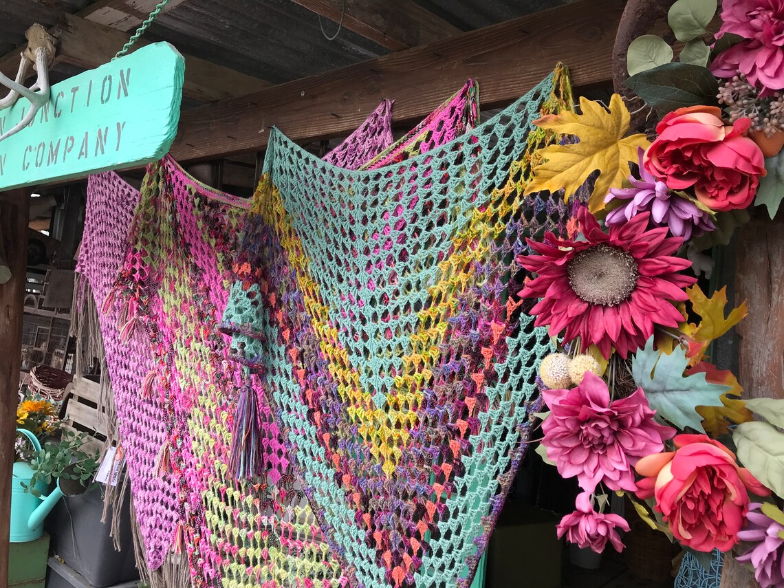 Alpaca Triangle Shawls - Etsy