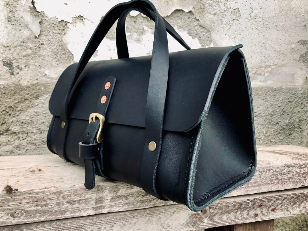 Heavy Leather Tool Bag, Indestructible, Leather Briefcase for Men ...