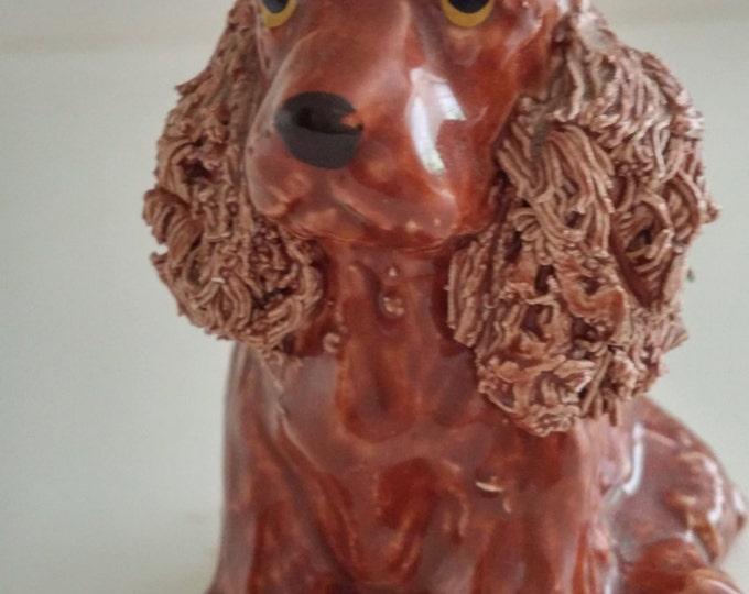 Rare Jane Callender 1940's California Pottery Spaghetti COCKER SPANIEL ...