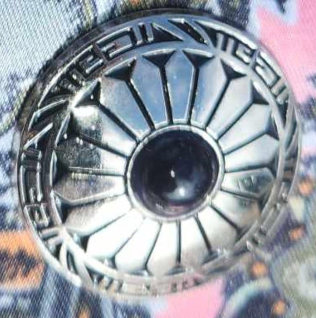 SCARF SLIDE CONCHO Black and Silver Southwest Flair Perfect for Any ...