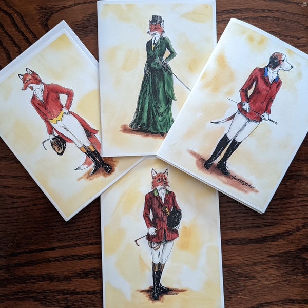 Fox Hunting Wallpaper - Etsy