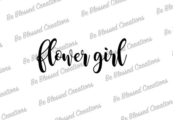 Craft Supplies & Tools Wedding Party PNG Design File Cursive Flower ...