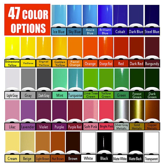 4 Monogram Decals 4 Styles 47 Colors Custom | Etsy