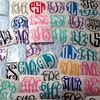 4" Monogram Decals, 4 Styles, 47 Colors, Custom, Personalized - Etsy