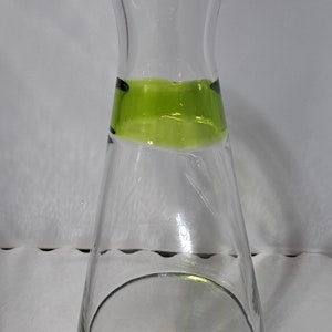 Super FRESH Hand-made Tall, Blown Glass Flask or Vase With a Seriously ...