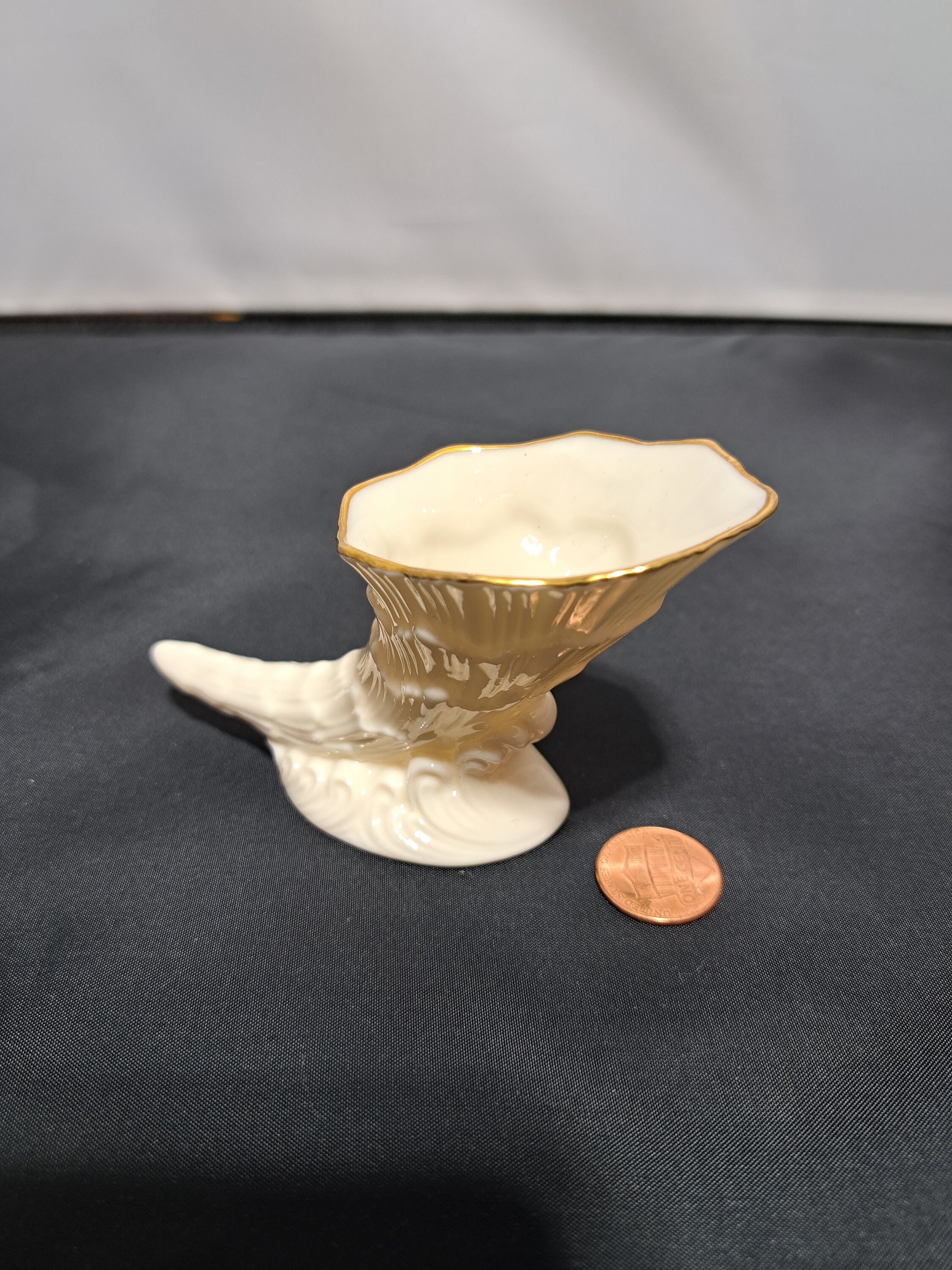 Lenox Shell-like Cornucopia or Horn of Plenty Vase or - Etsy