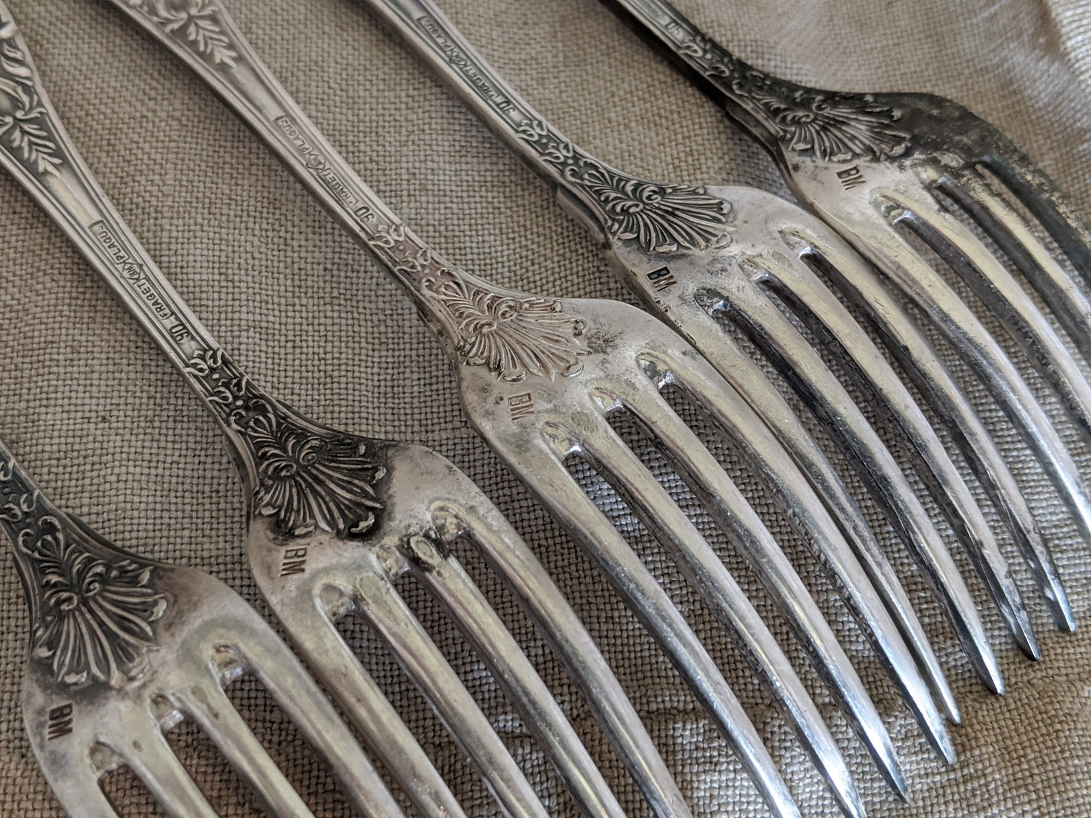 Antique 19th Century French J. Fraget Plaque BM Silverplate | Etsy