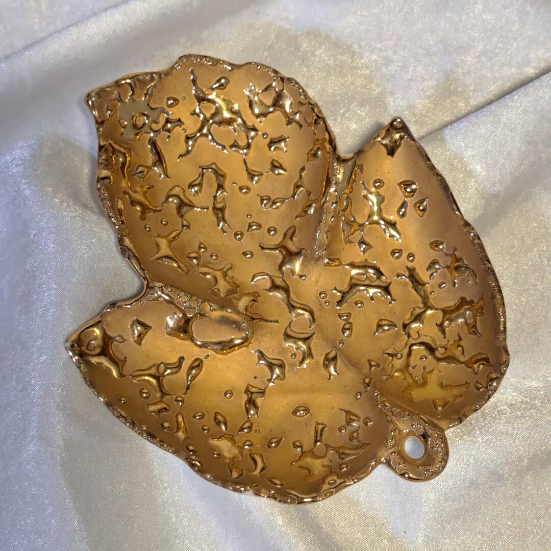 Number 5, Weeping-bright Gold, 22K Made in America Tray or Dish ...