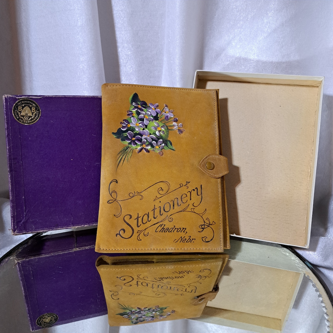 Nearly 100 Yrs Old! in Its Original Box, This 1927 Leather Bound ...