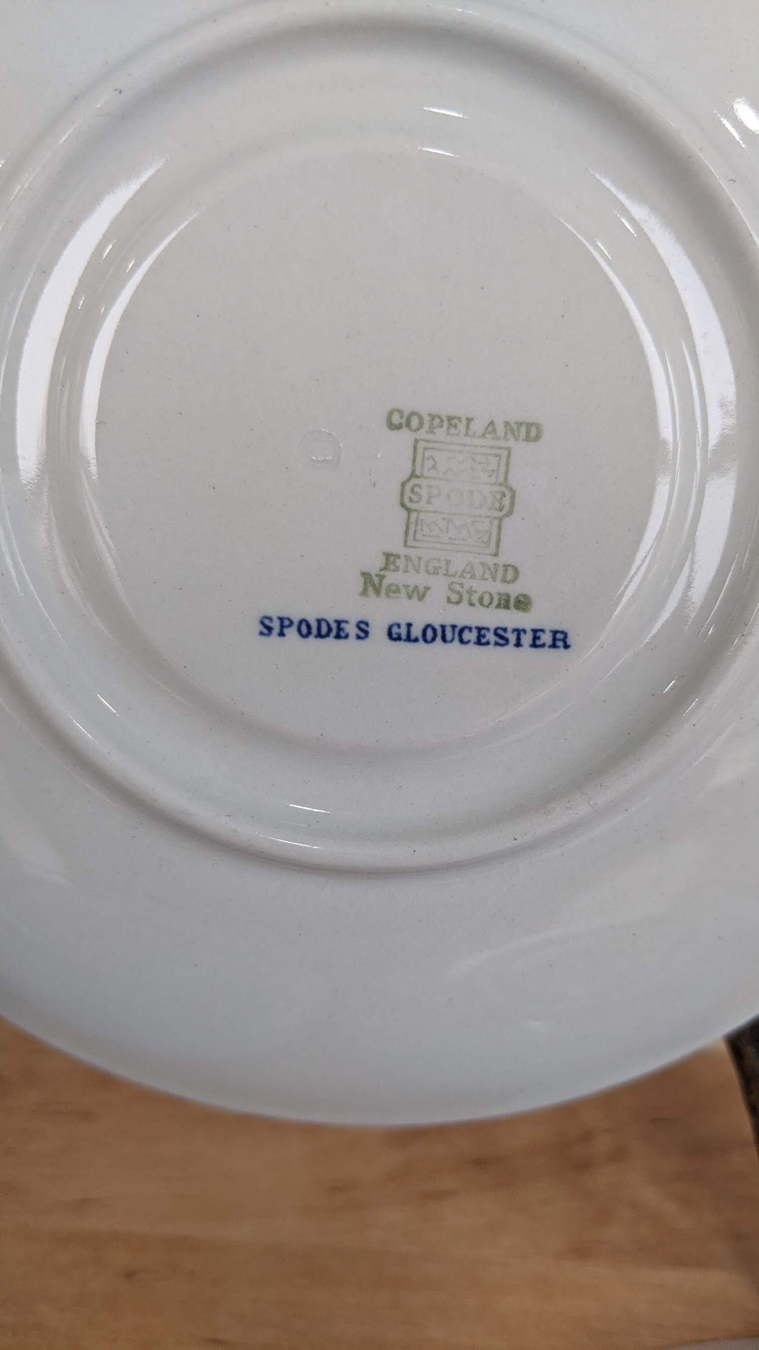 Assiettes vintage de Copeland Spodes Gloucester porcelaine | Etsy