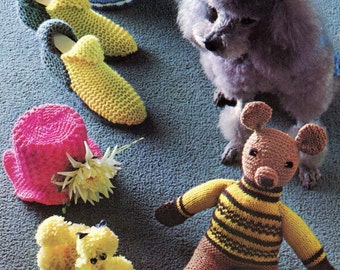 Knit dog pattern | Etsy