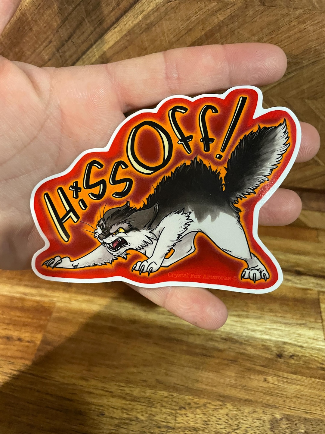 Hiss off Sticker - Etsy