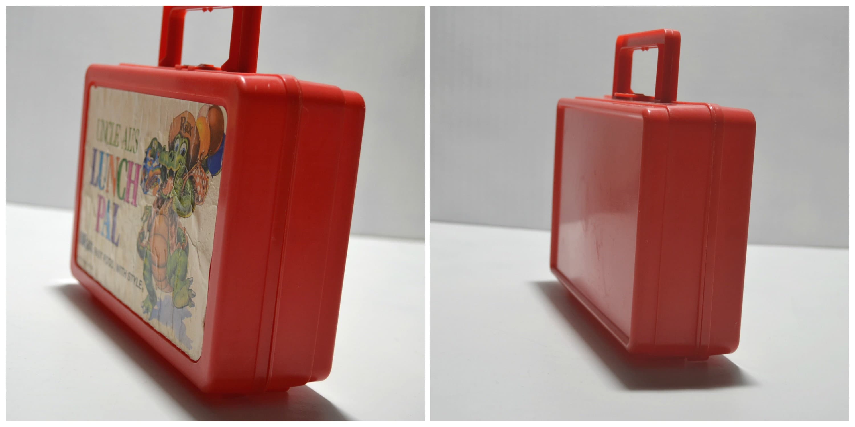 Vintage 1980s Uncle Al's Lunch Pal Plastic Box Container Fast Food 1988 ...