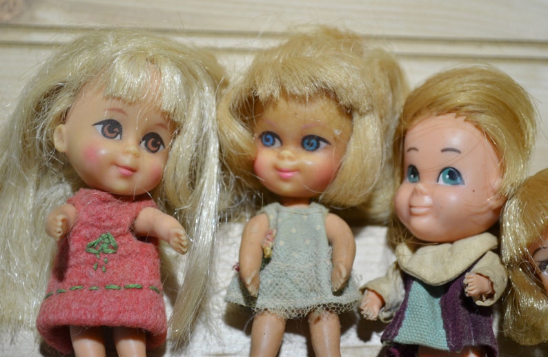 Vintage 1965 Japan Liddle Kiddle Dolls Mattel Collectibles 3 - Etsy