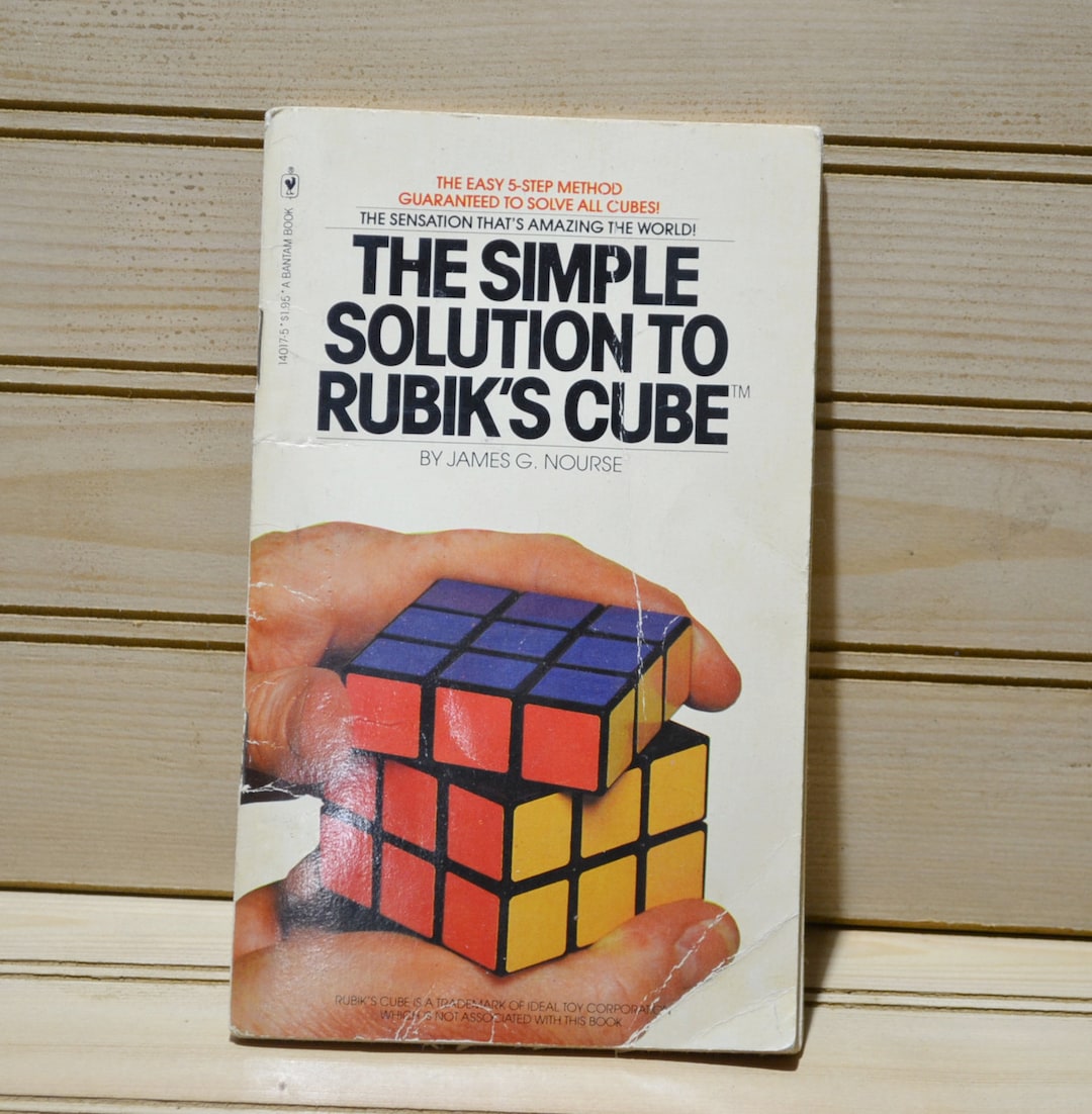 Rubik's Cube the Simple Solution Book 1980s PLUS Original Directions - Etsy