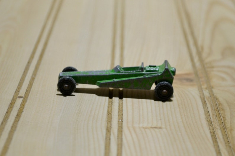 Vintage Green Tootsie Toy Dragster Car Kids Collectible Vehicle Prop ...