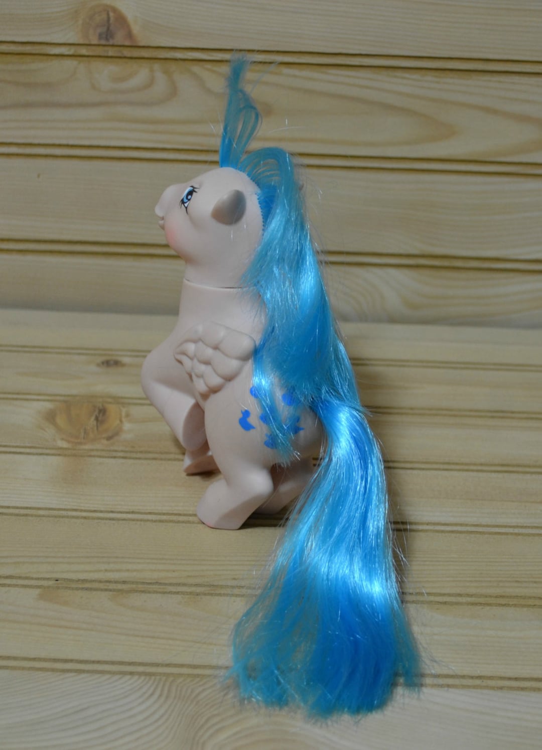 Vintage My Little Pony Sprinkles Pegasus Blue Ducks Blue Hair 1980s ...