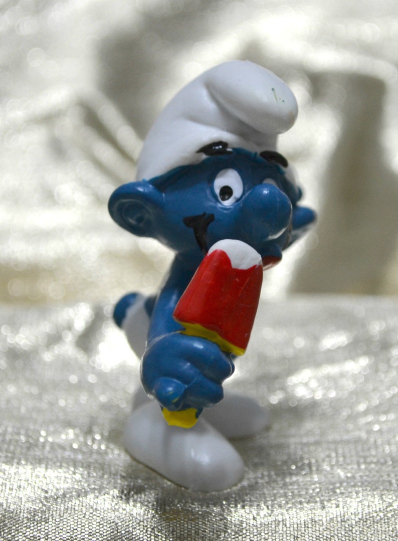 Vintage Ice Lolly Smurf Popsicle Ice Cream 1979 2.0053 - Etsy