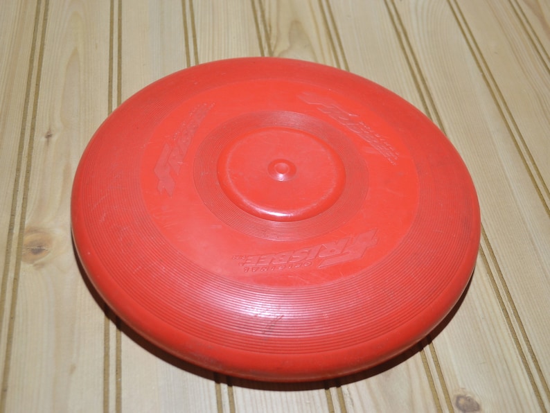 Vintage Original Frisbee Red Disc Made in Mexico - Etsy