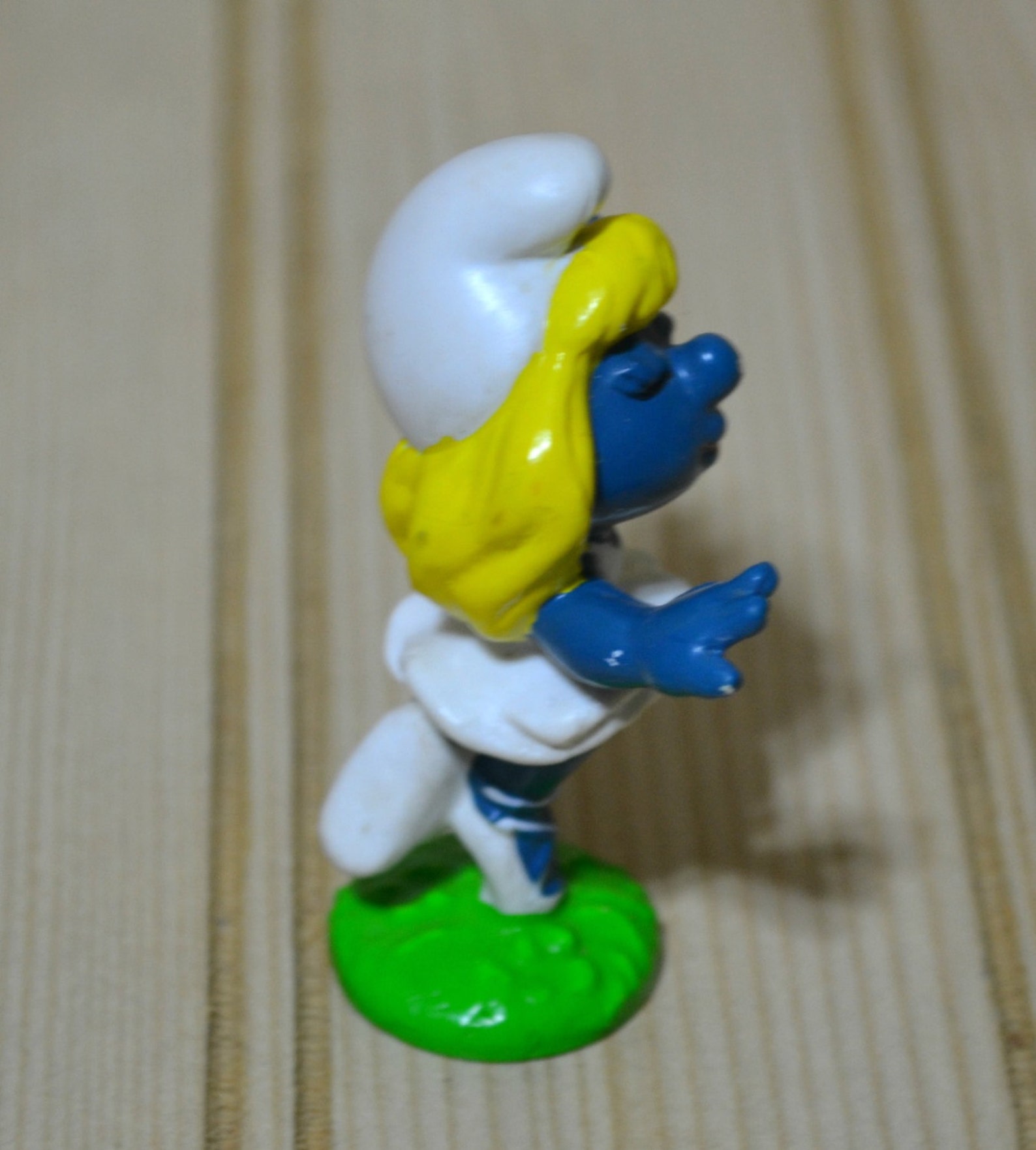 Vintage Ballerina Smurf Smurfette Figure Figurine Dancing 1977 - Etsy