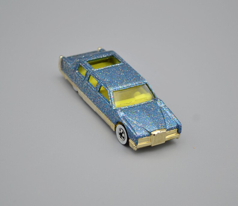 1990 Hot Wheels Limozeen Blue Gold Glitter Limousine Limo - Etsy