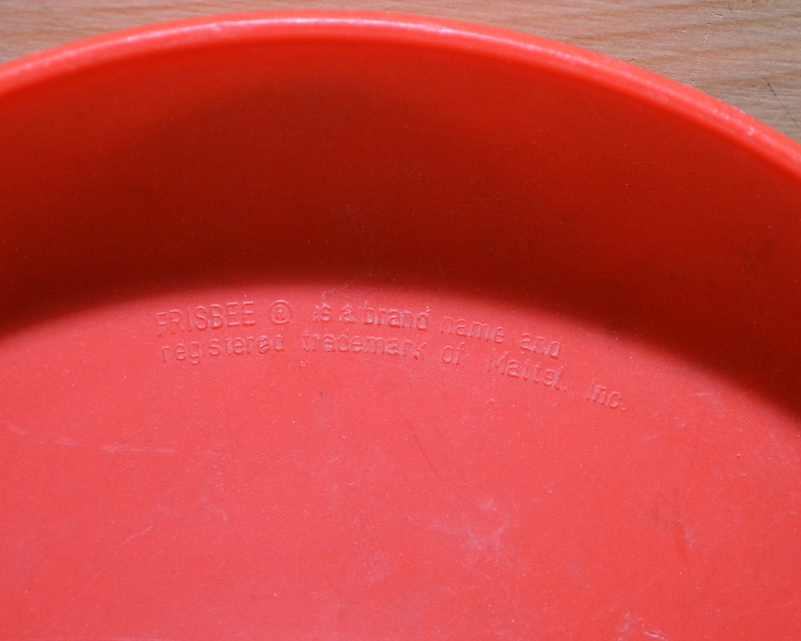 Vintage Original Frisbee Red Disc Made in Mexico - Etsy
