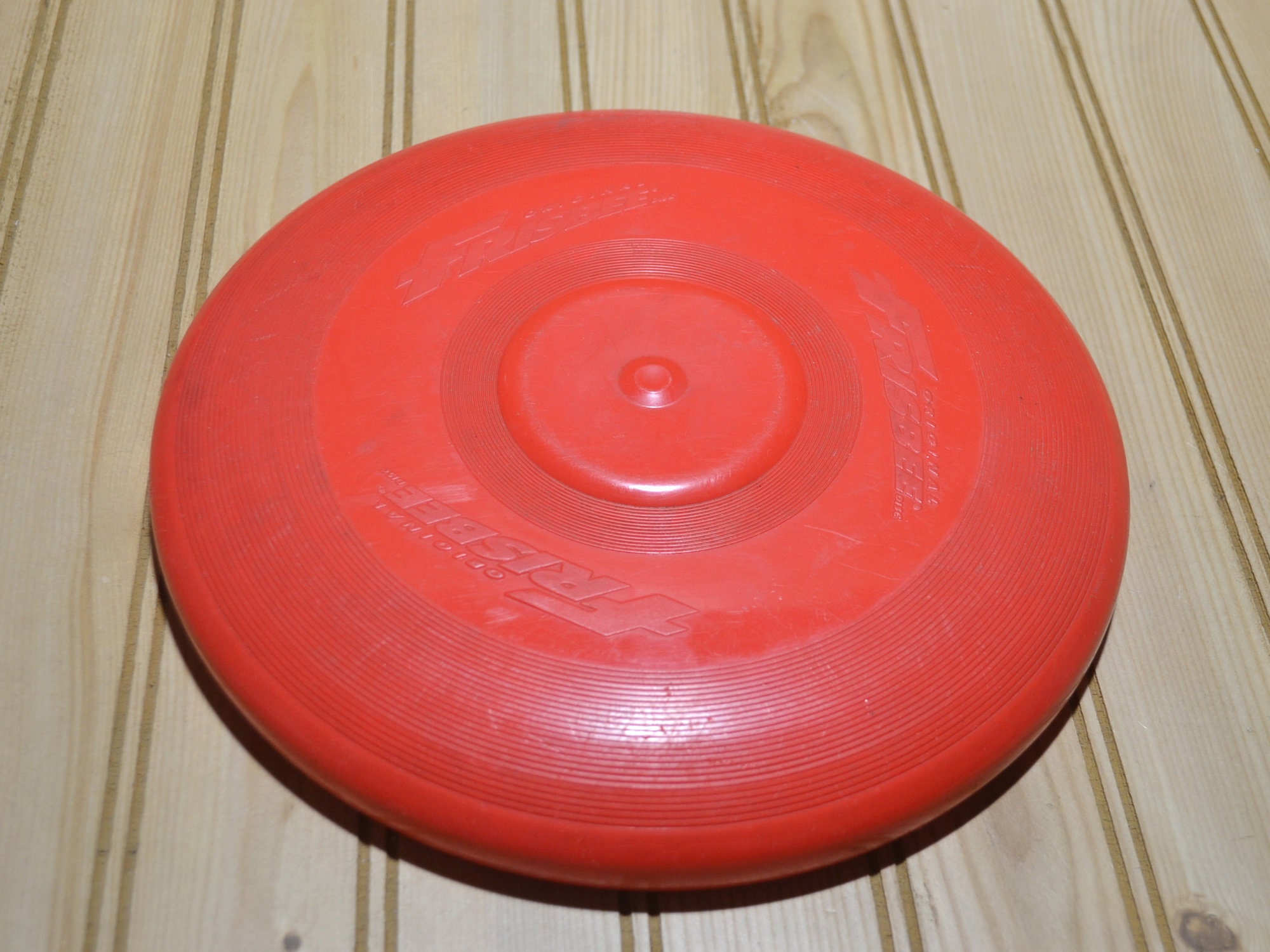 Vintage Original Frisbee Red Disc Made in Mexico - Etsy