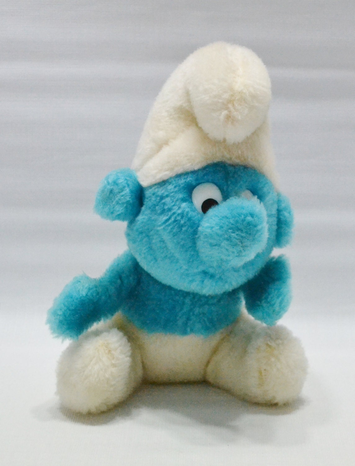 Vintage Stuffed Smurf Doll Toy Plush 1980 - Etsy