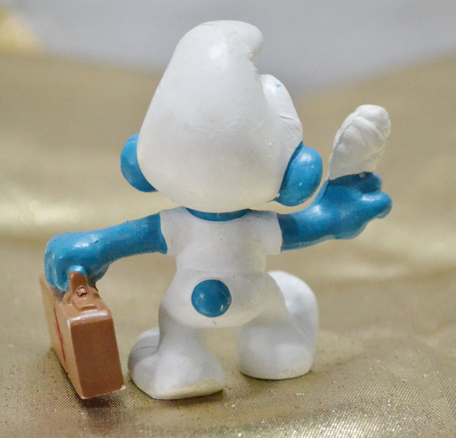 First Aid Smurf - Medic Smurf - Red Cross Smurf - 1978 - 20054 - Rare ...