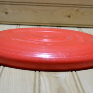 Vintage Original Frisbee Red Disc Made in Mexico - Etsy