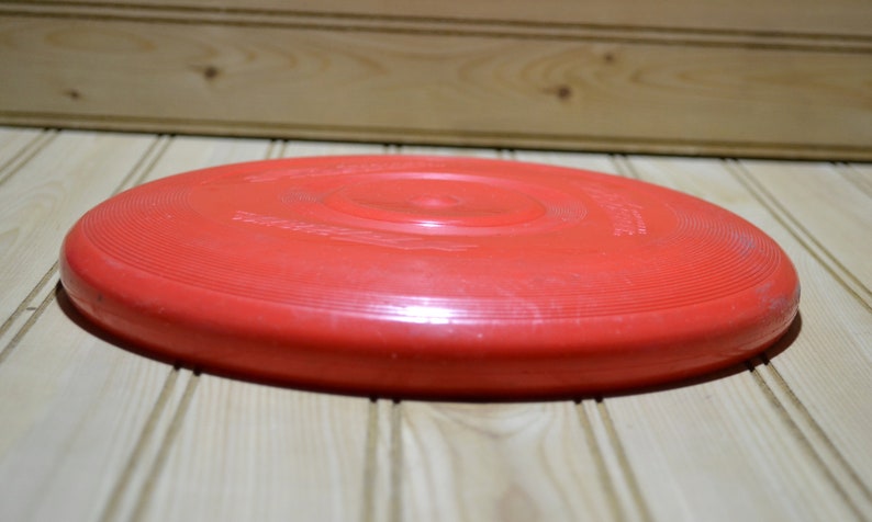 Vintage Original Frisbee Red Disc Made in Mexico - Etsy