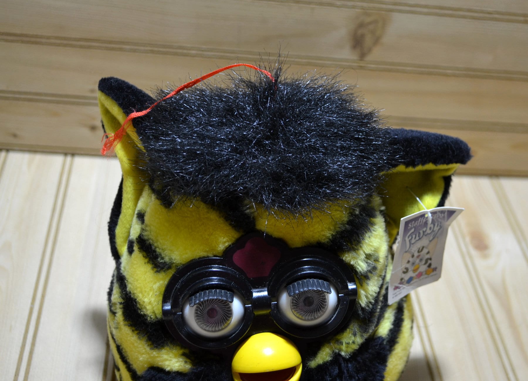 Vintage Furby Toy Yellow Black Striped Bumble Bee 1999 Stuffed Tiger ...