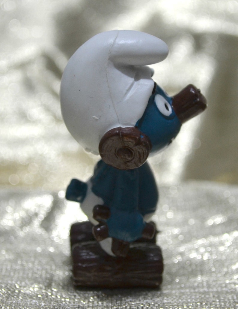 Vintage Clockwork Smurf Wooden Looking Robot 1980's 2.0175 - Etsy