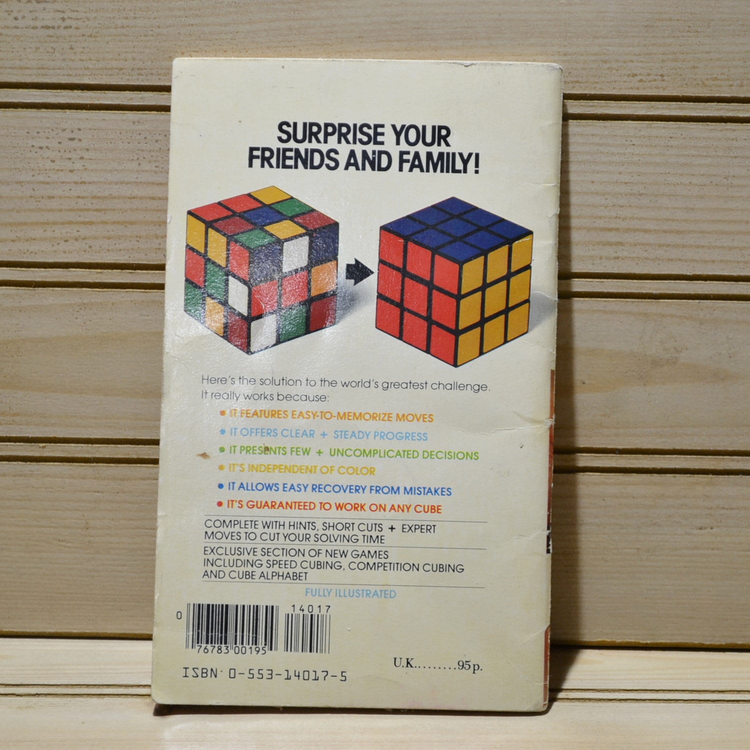 Rubik's Cube the Simple Solution Book 1980s PLUS Original Directions - Etsy